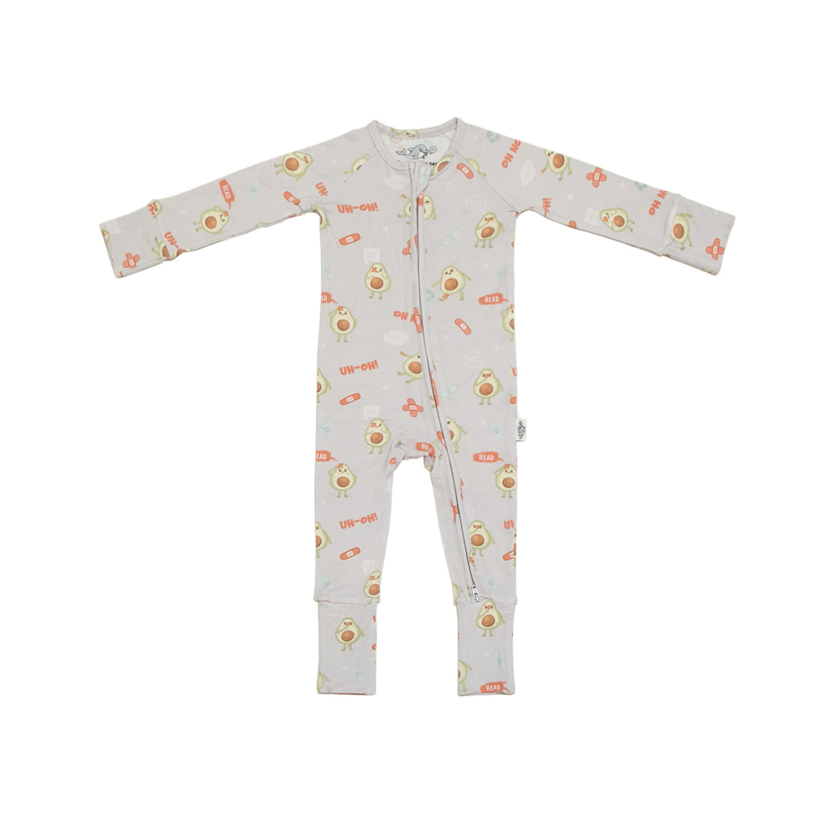 Boo Boo Zip Onesie- Body Parts Vocabulary Collection – Speechie Bebé